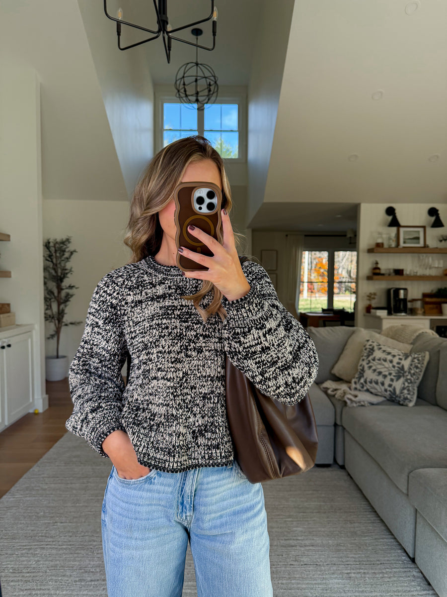 Juliet Cable Knit Balloon Sleeve Knit – Mabel & Lou Boutique