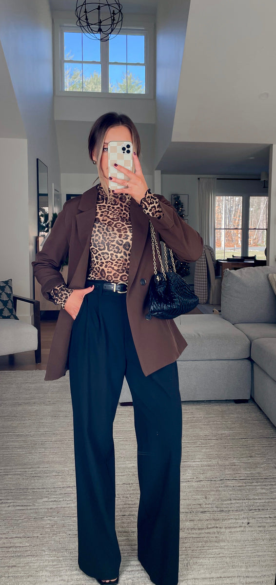 For Once Folded Sleeve Blazer – Mabel & Lou Boutique